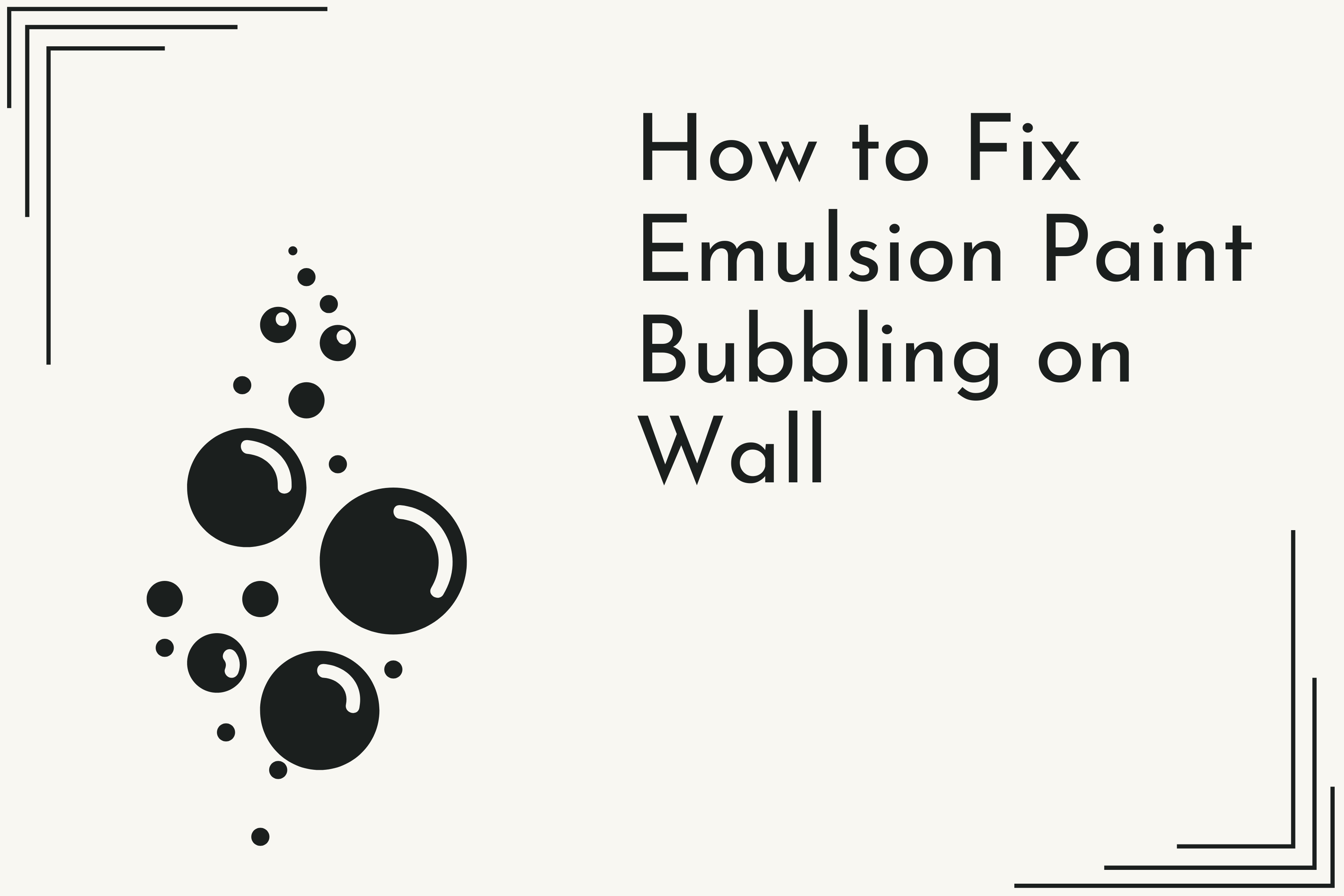 How to Fix Emulsion Paint Bubbling on Wall - Get Rid of Blistering ...