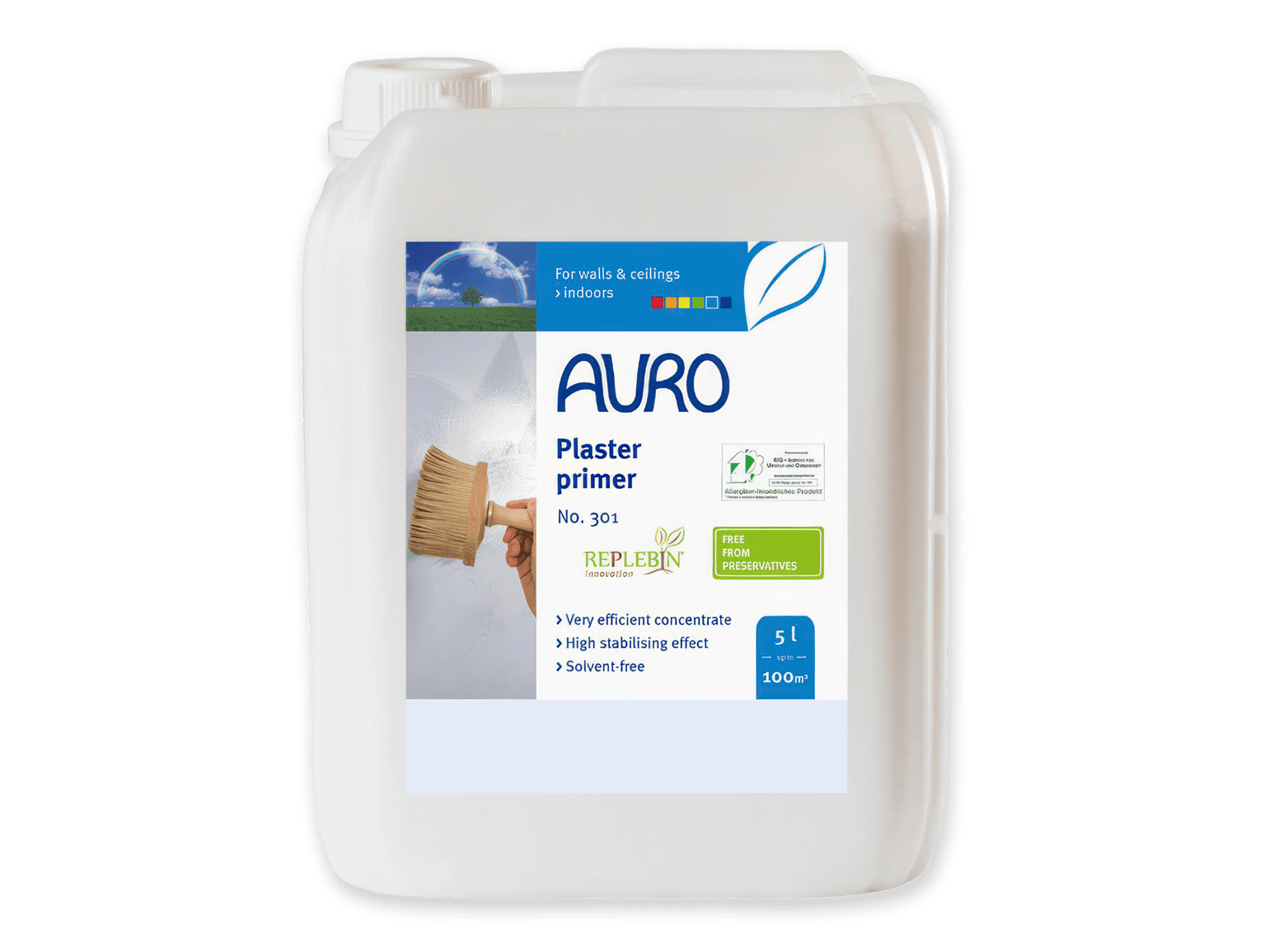 Auro 301 - Basic Plasterboard & Plaster Primer | Greenshop Paints