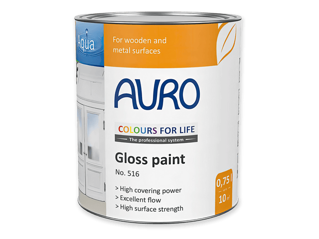 Water Based Gloss Natural Paint, White - Auro 516-90 | Greenshop Paints