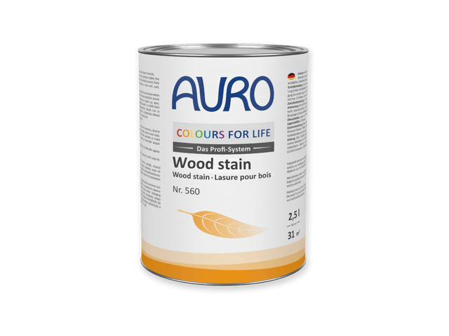 Natural Satin Woodstain in 65 Colours - Auro 560 | Greenshop Paints