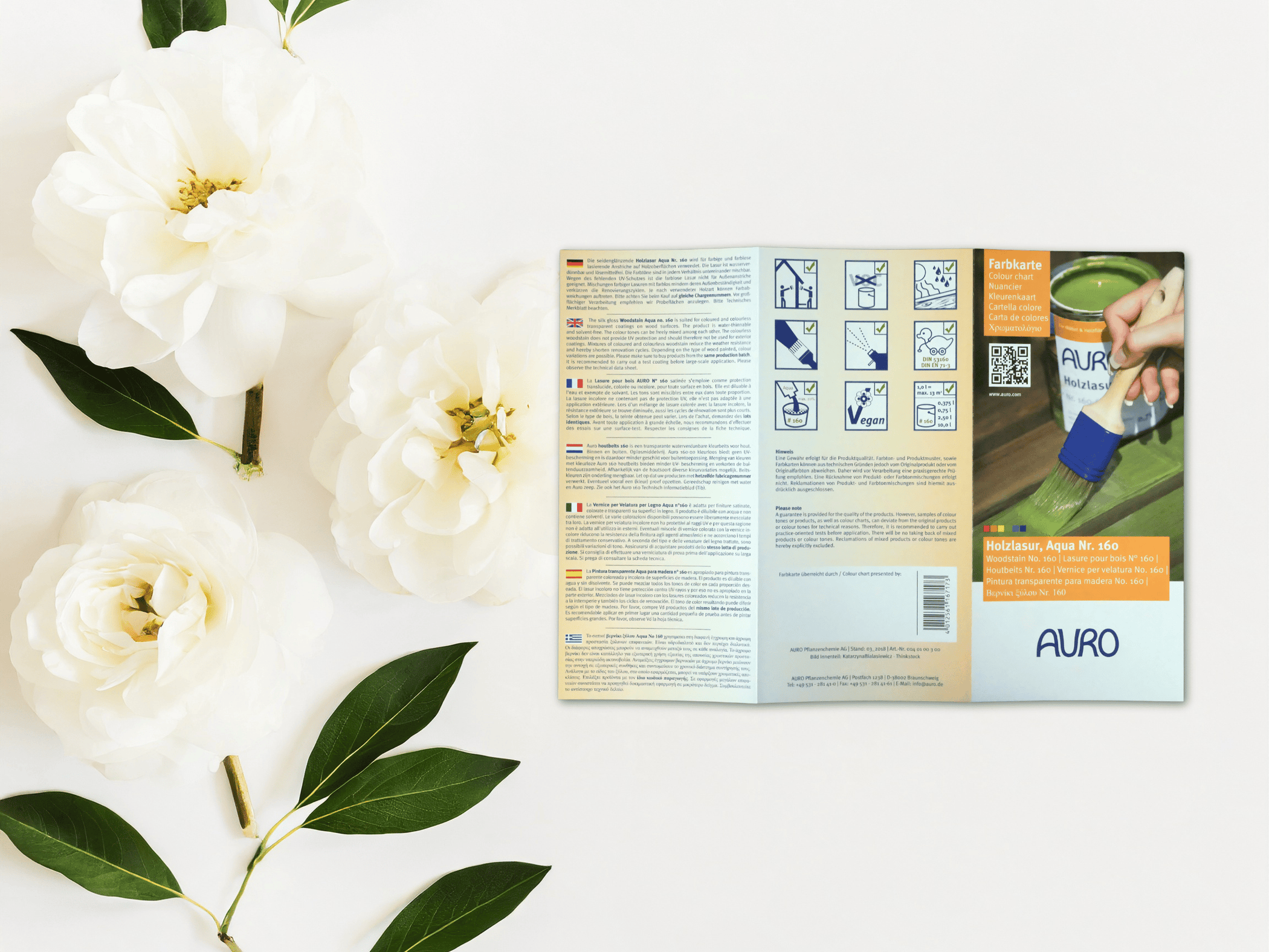 Auro 160 Woodstain for Interior & Exterior (Colour Chart) | Greenshop ...