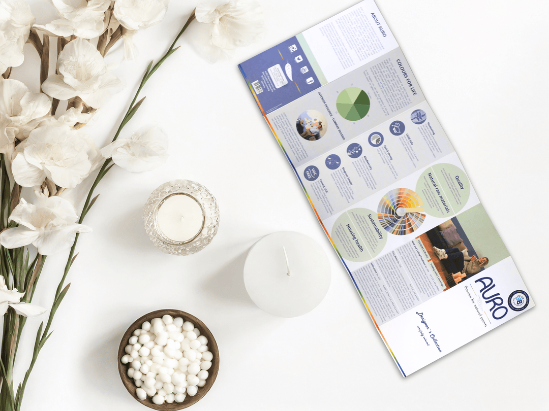 Auro Paints Hand Painted Colour Chart | Greenshop Paints